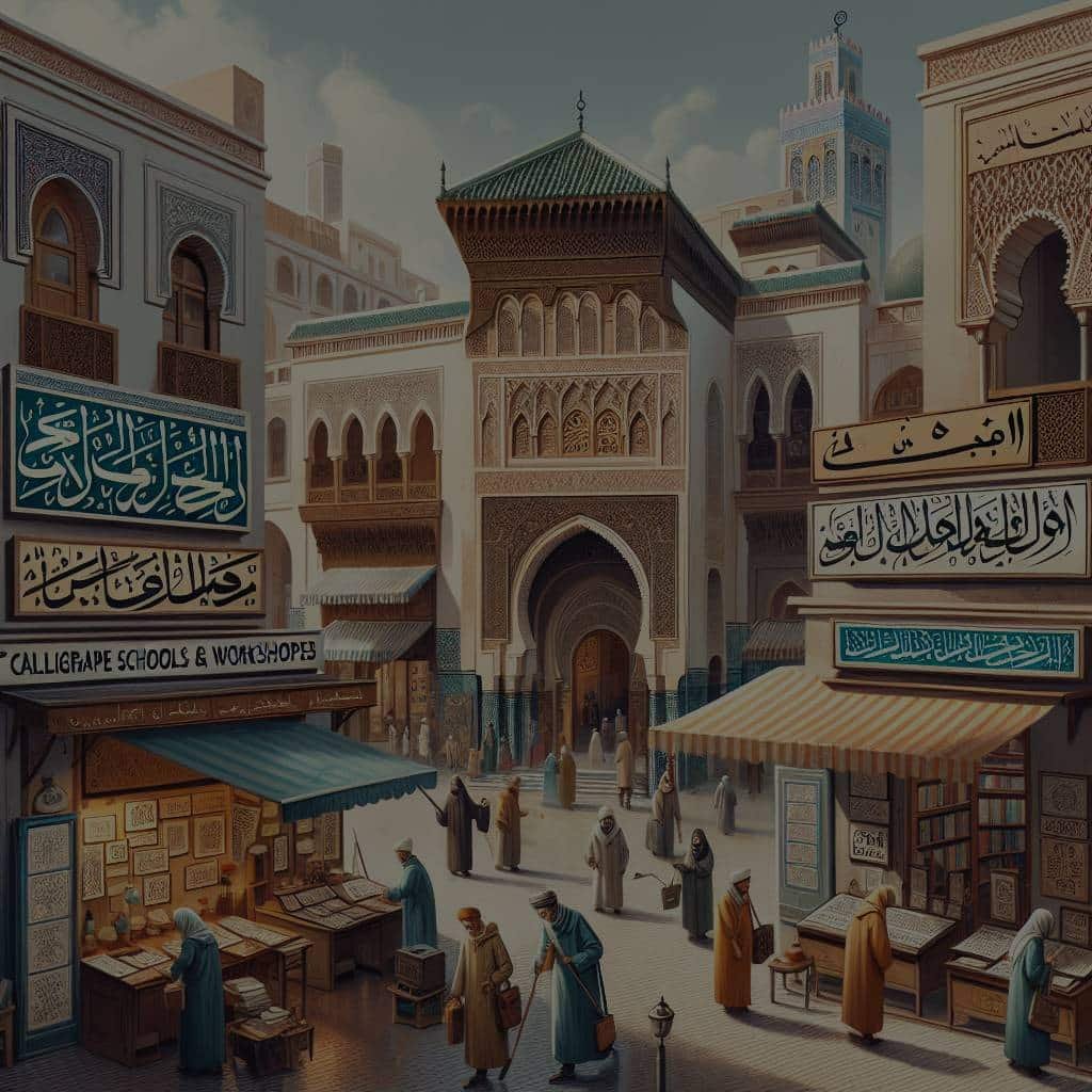 Où apprendre la calligraphie arabe au Maroc : écoles et ateliers ...
